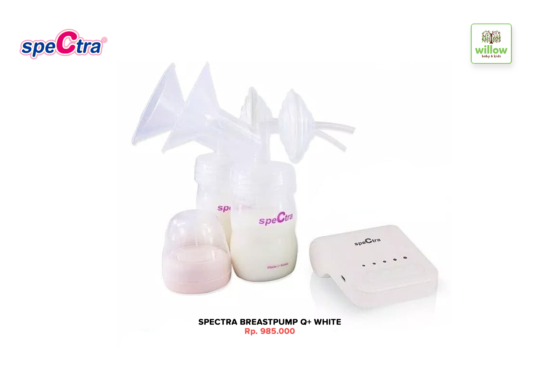 Review Pompa ASI SpeCtra Q Plus Pilihan Willow Mom dan Anak! | willowbabyshop